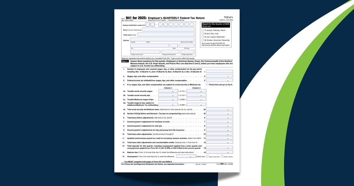 Perfecting Quarter-End Payroll Tax Reporting (Form 941)